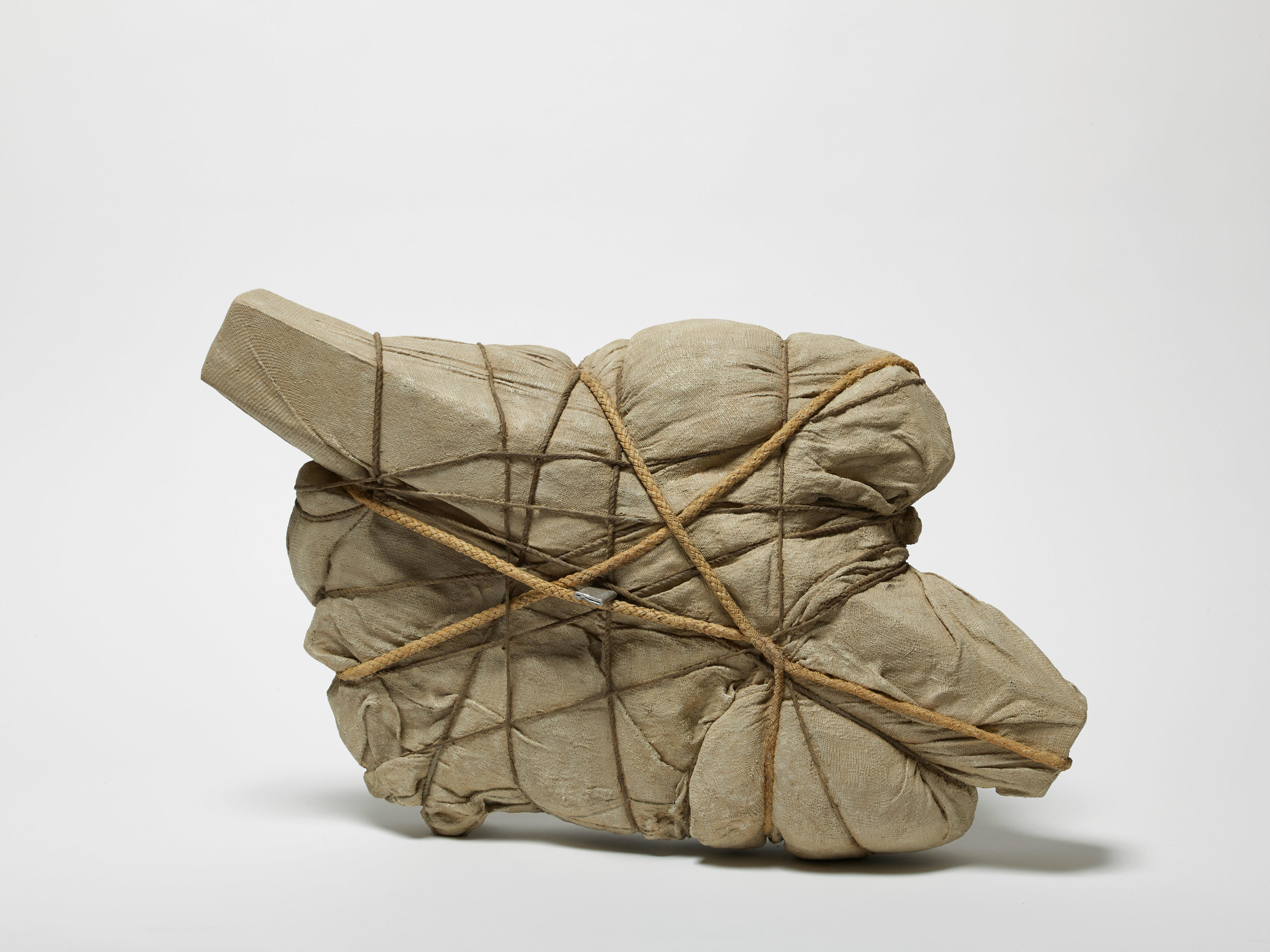 Gavin Turk: Bronze Roller (Wrapped Waste)
